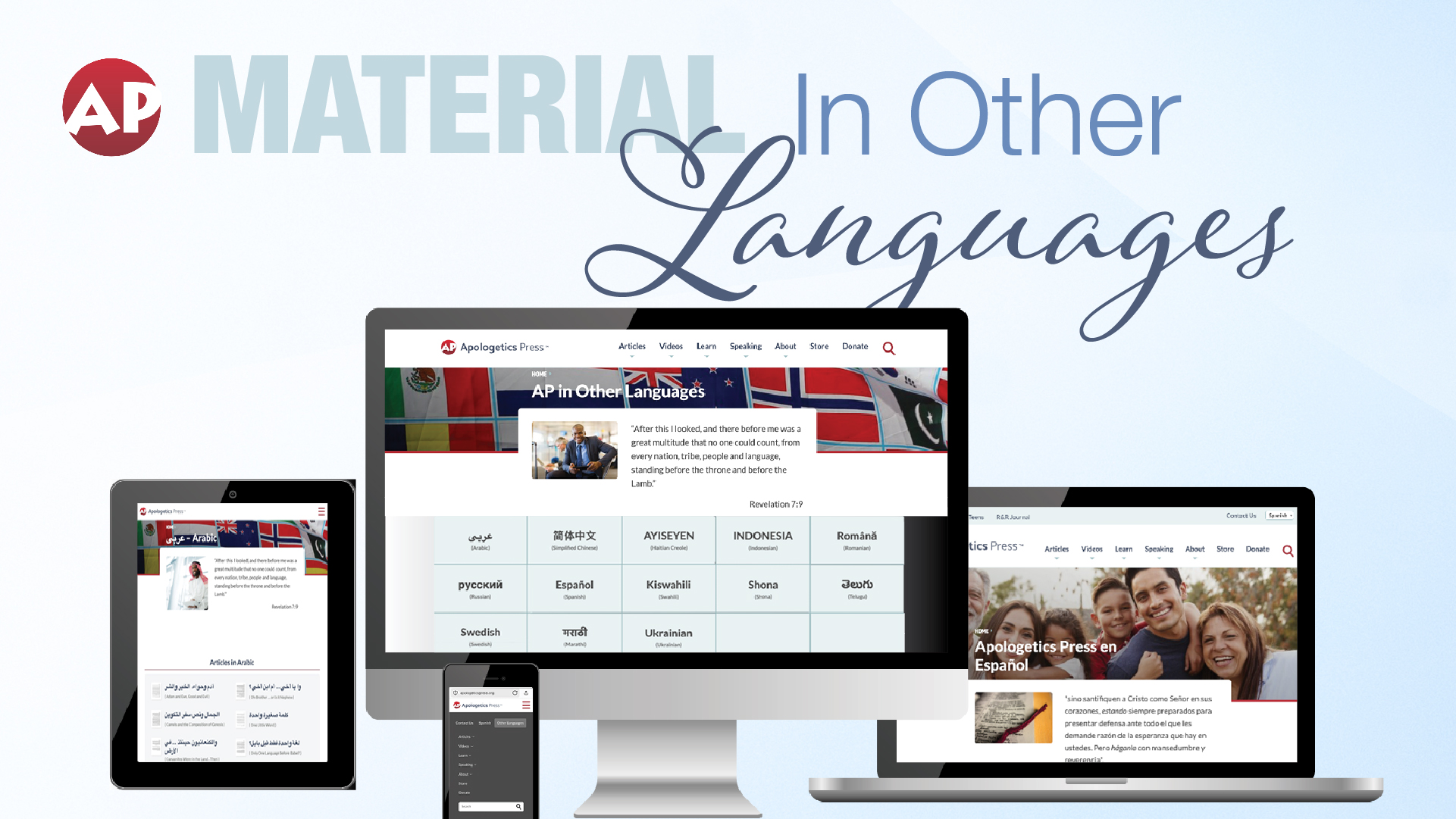 More Translated Materials Making a Difference - Apologetics Press